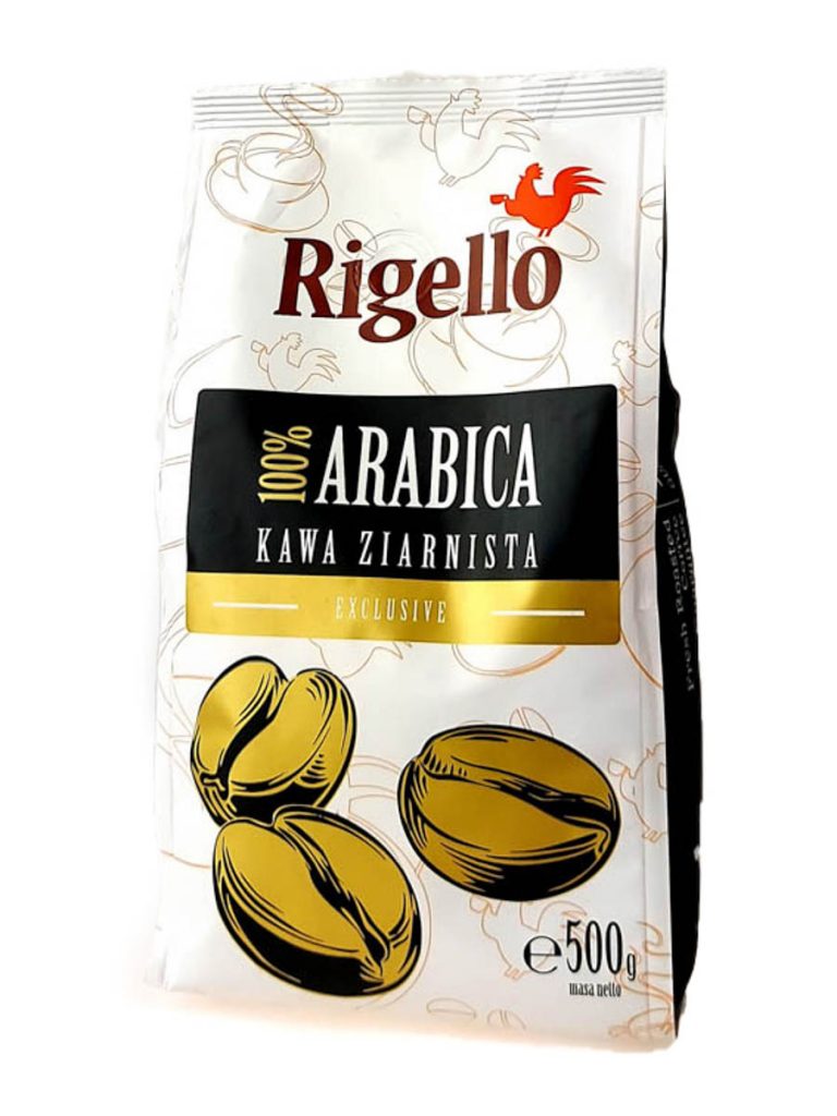 RIGELLO Kawa w ziarnach Arabica 100% 500g – Adega Sobral – Delikatesy i ...